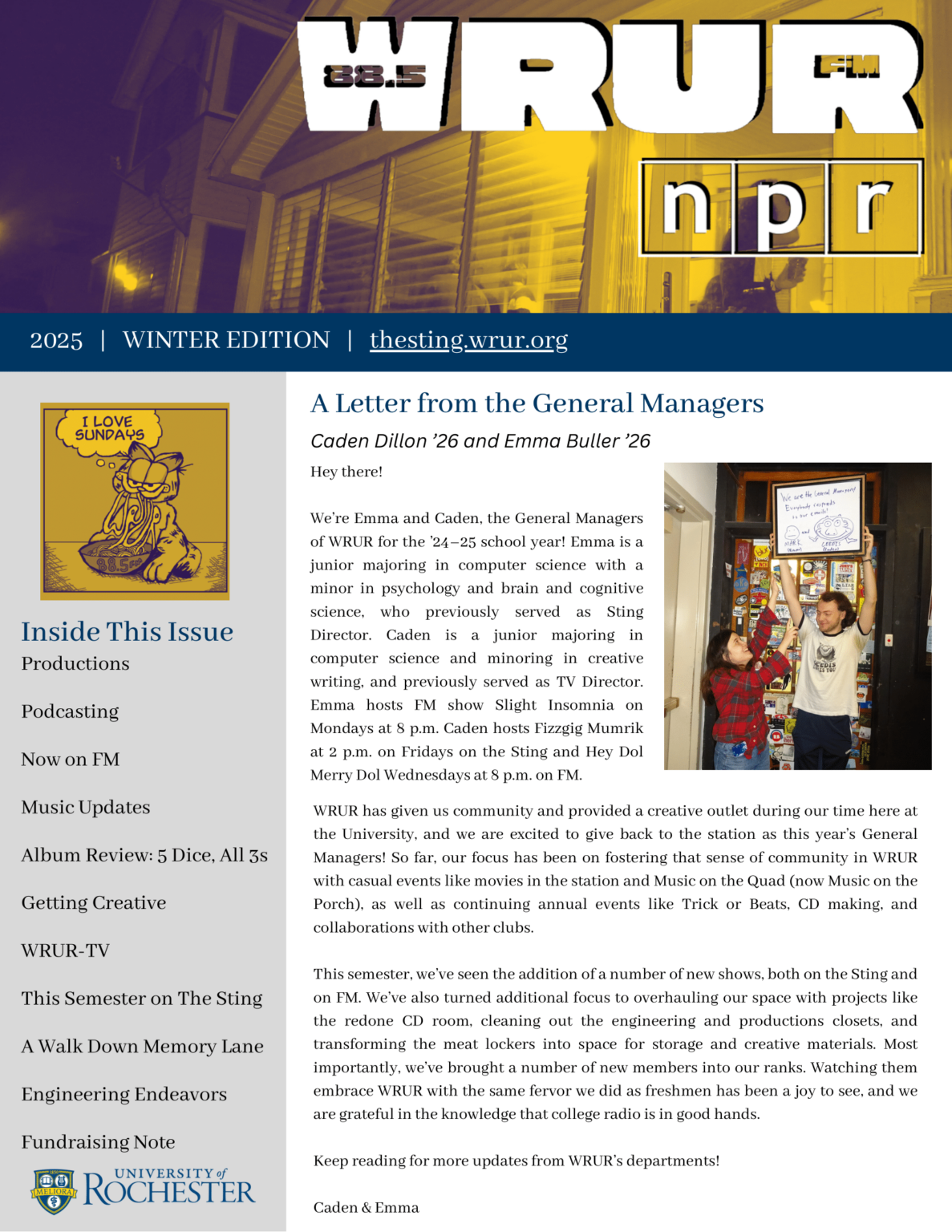 The Sting – WRUR's Online Radio Station
